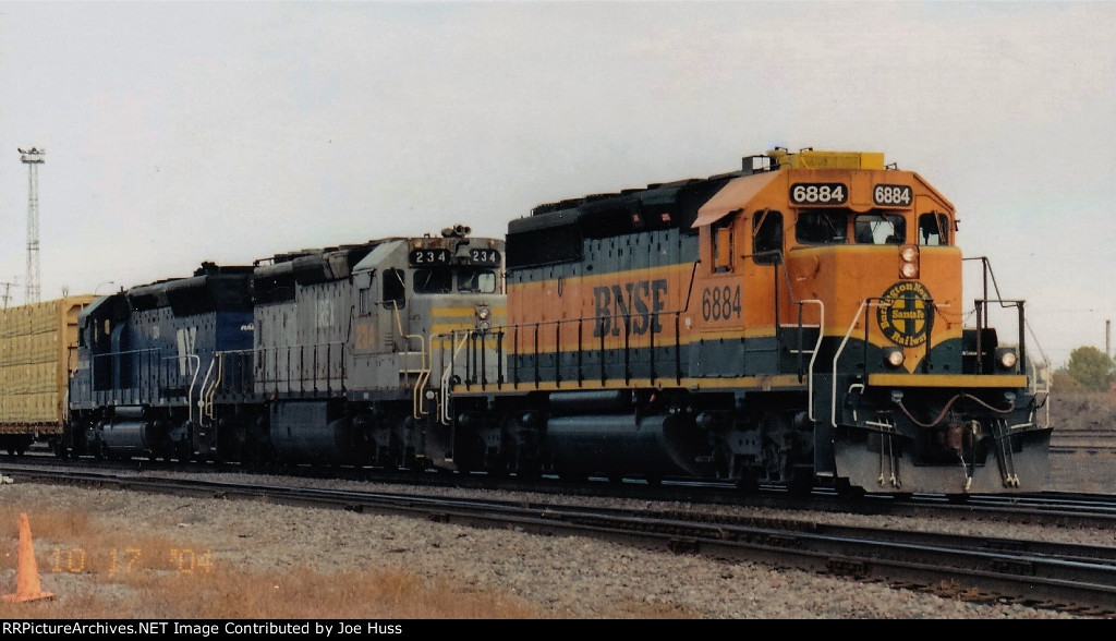 BNSF 6884 East